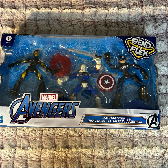 Marvel | Toys | Bend And Flex Marvel Avengers Taskmaster Vs Iron Man ...
